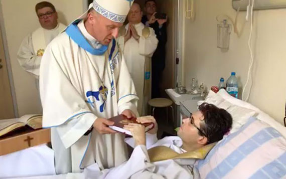 Facing terminal cancer, Polish man ordained priest in hospital bed ...