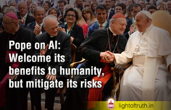 Pope on AI: Welcome its benefits to humanity, but mitigate its risks ...