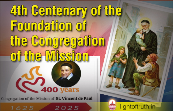 4th Centenary of the Foundation of the Congregation of the Mission ...