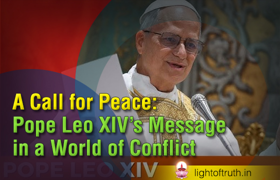 A Call for Peace: Pope Leo XIV’s Message in a World of Conflict - Light ...
