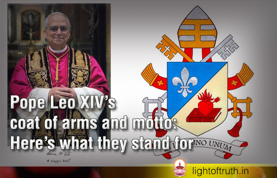 Pope Leo XIV’s coat of arms and motto: Here’s what they stand for ...