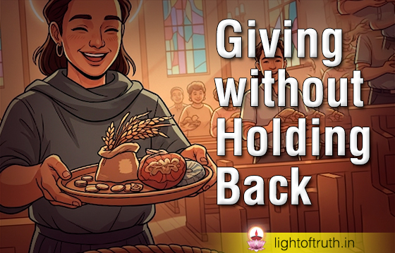 Giving without Holding Back - Light of Truth