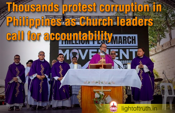 Thousands protest corruption in Philippines as Church leaders call for ...